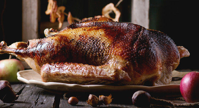 Gansl mit Rotkraut und Waldviertlerknödel - www.nahundfrisch.at